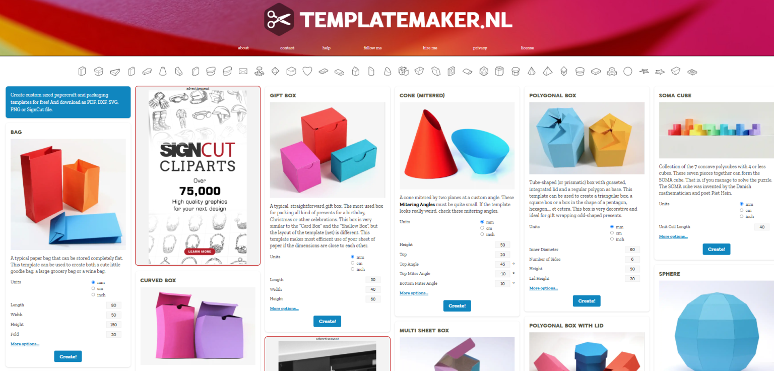 7 Website untuk Download Pola Box atau Kardus - Custoom.in